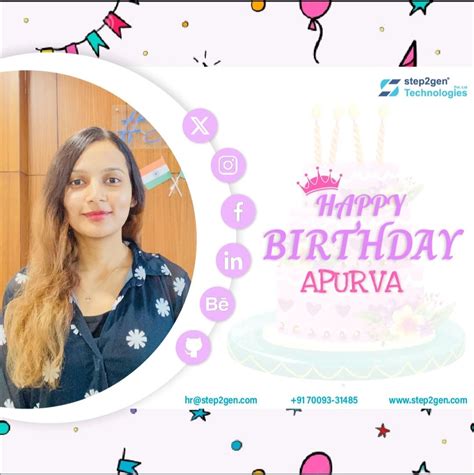 Step2gen Technologies Pvt Ltd On Linkedin Happybirthdayapurva