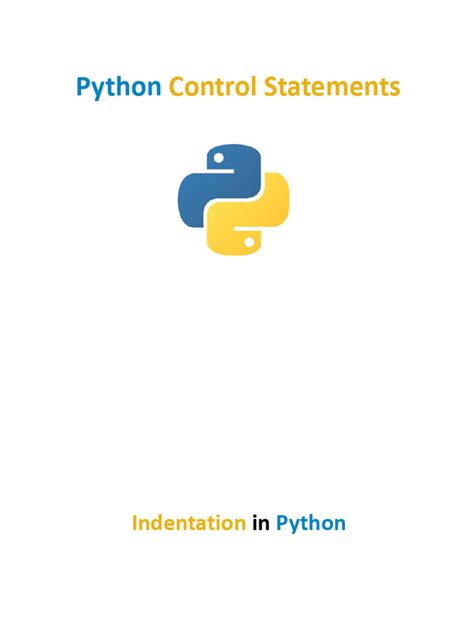 Controlstatementsinpython Pdf Control Flow Python Programming