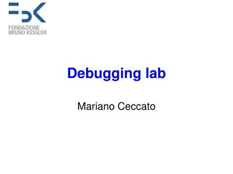Ppt Debugging Lab Powerpoint Presentation Free Download Id7018899