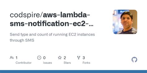 github codspire aws lambda sms notification ec2 status send type and