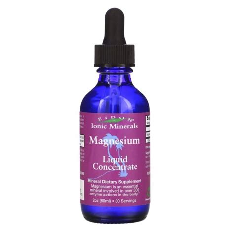 Eidon Mineral Supplements Ionic Minerals Magnesium Liquid Concentrate 2 Oz 60 Ml Shopee