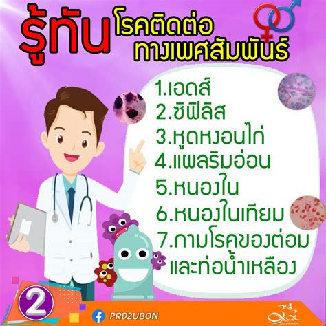 สำนักประชาสัมพันธ์เขต 2 กรมประชาสัมพันธ์ โรคติดต่อทางเพศสัมพันธ์ 👨‍⚕️👩‍⚕️