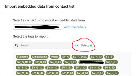 include all embedded fields when exporting to csv xm community
