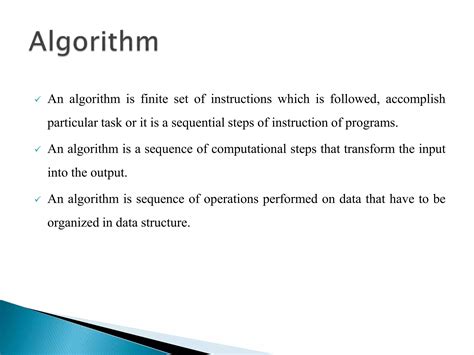 Algorithm analysis in fundamentals of data structure | PPTX