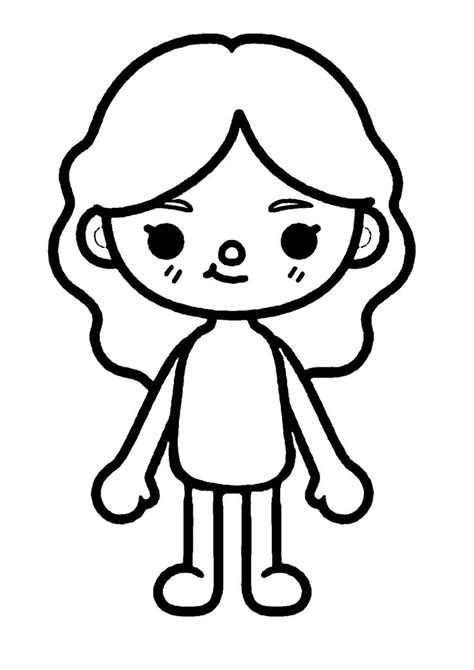 Персонаж Тока Бока распечатать ч б Personaggi Colori