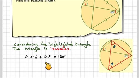 IGCSE Circle Theorems YouTube
