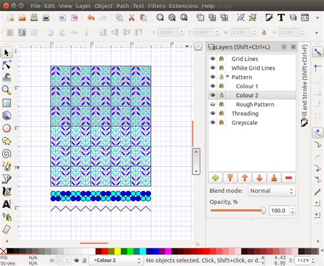 Using Inkscape To Draft Tabletweaving Patterns Dixie Weaver