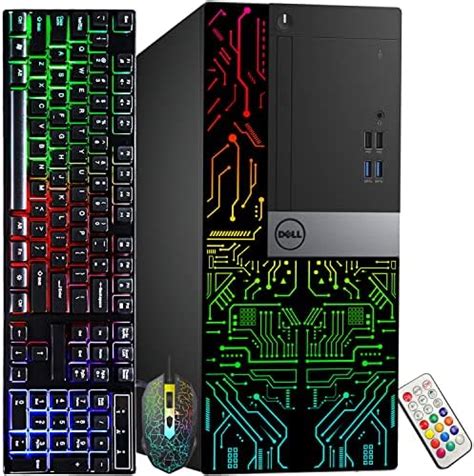 Dell Optiplex Gaming Tower Rgb Lights Computer Intel Core I Th Gen Processor Up To