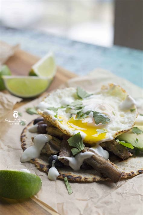 Carnitas Breakfast Tacos With Lime Crema Peanut Butter And Fitness