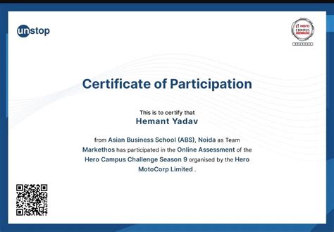 Hemant Yadav On Linkedin Connections Im Excited To Share That I Recently Participated In The