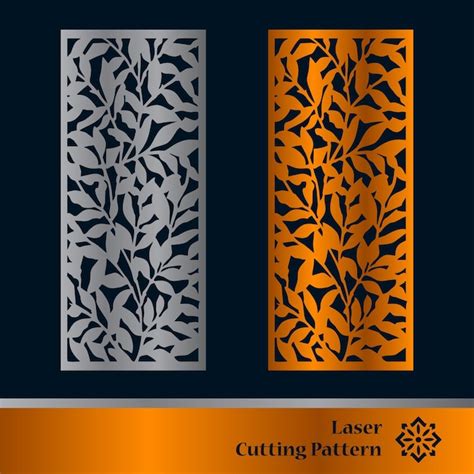 Premium Vector Laser And Cnc Cutting Panels Template