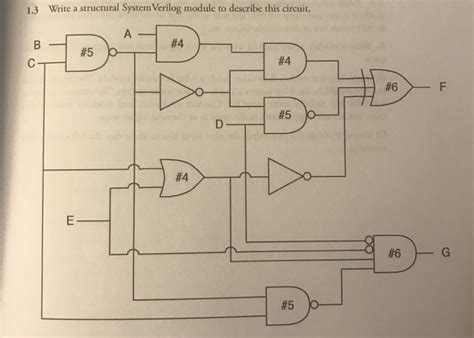 solved 1 3 write a structural system verilog module to