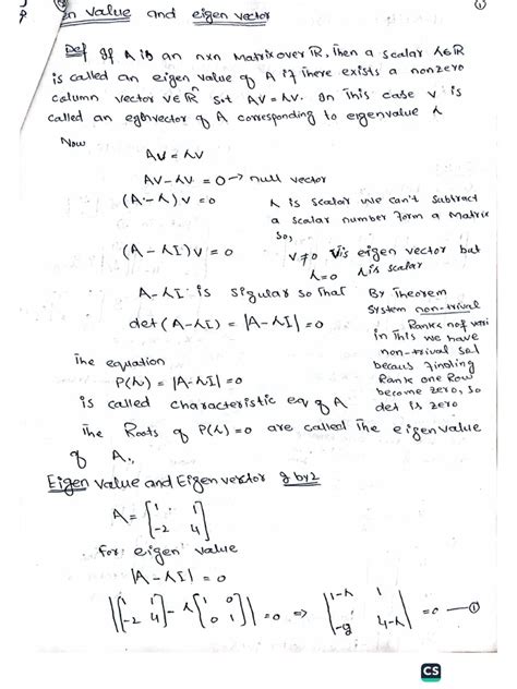 Eigenvalues And Linear Transformation Pdf
