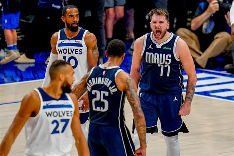 Closers Luka Doncic and Kyrie Irving have Mavs on verge of sweeping Wolves in West finals - The ...