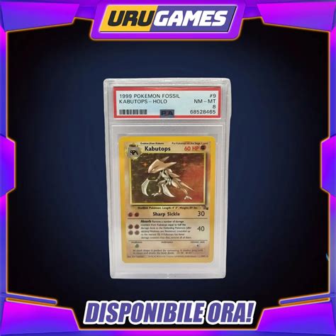 Pokémon Kabutops 9 62 Fossil Psa 8 Inglese Urugames