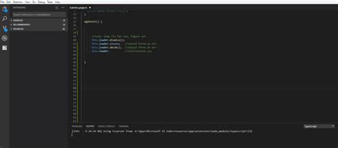 Angular And Javascript Intellisense Does Not Work In V Issue Microsoft Vscode