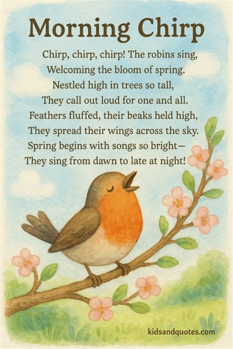 9 Easy To Memorize 8 Line Poems Each With Beautiful Illustrations
