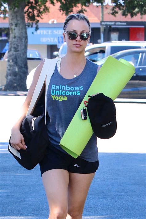 Kaley Cuoco Goes To A Yoga Class In Los Angeles 07072016 • Celebmafia
