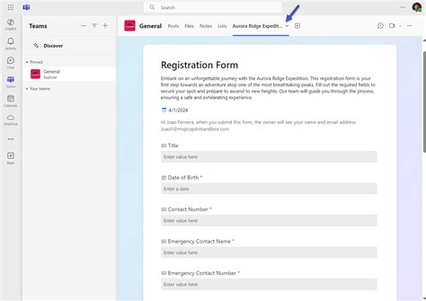 How To Add Microsoft Lists Forms To Microsoft Teams As A Tab HANDS ON Teams