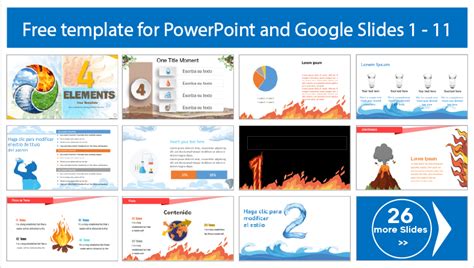 4 Elements Template PowerPoint Templates And Google Slides