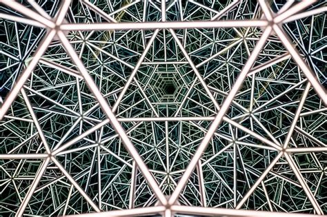 Premium Photo A Beautiful Image Triangle Of Mirror Surfaces This Is