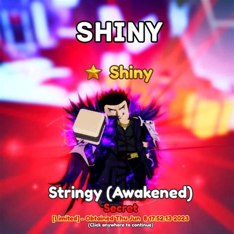 A818shiny String Anime Adventures Instant Delivery