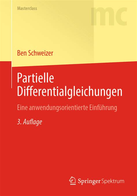 Partielle Differentialgleichungen Schweizer Ben Buch Buchhausch