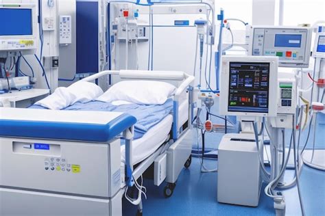 Premium Photo Close Up Icu In Hospital