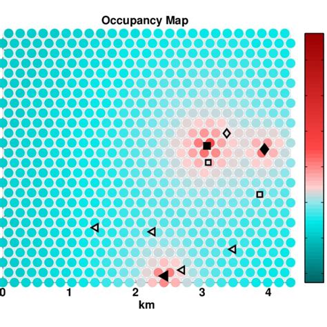 Single Band Spectrum Occupancy Map Showing The Aggregate Rf Power Download Scientific Diagram