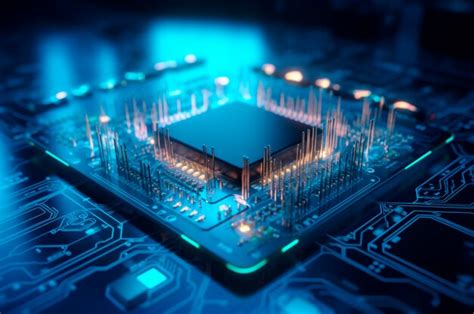 Premium Photo Cpu Advanced Central Processing Unit Concept Network Security Motherboard Chip