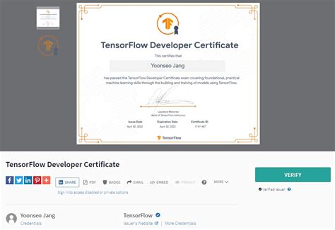 Tensorflow Certificate 취득 후기 · 인생을 여행처럼🛫