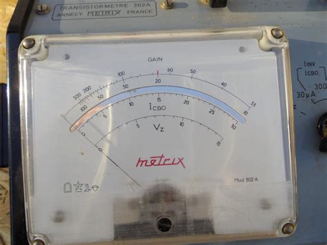 Transistormètre Metrix 302a Termine Troc Forum Retrotechnique