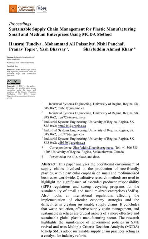 Mohammad Ali Palsaniya On Linkedin Supplychainmanagement Sustainability Mcda