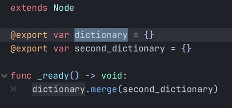 how to use a dictionary in godot blue robot guru
