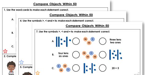 Year 1 Compare Objects Within 50 Lesson Classroom Secrets Classroom