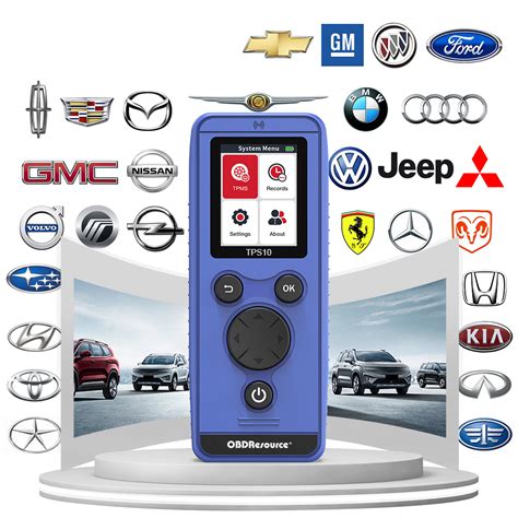 Obdresource Universal Tpms Reset Tool Tps10 For Bmw Audi Ford Jeep Mitsubishi Toyota Fiat Auto