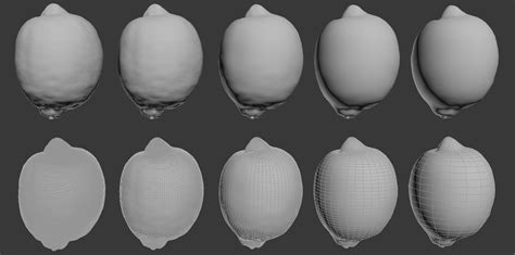 Lemons 02 04 3d Model 29 Max Usdz Fbx C4d Unitypackage Upk Ma