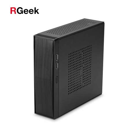 Rgeek Mini Itx Chassis Htpc Case Usb2 0 3 5 Hdd Secc 0 8mm Mini Itx Case Htpc Desktop Computer