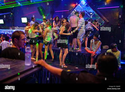 Late Night Party In A Night Club In Kuta Bali Indonesia Frequented