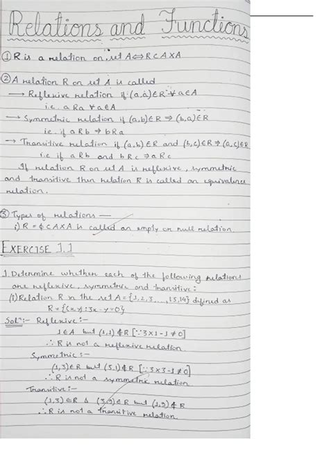 Class 12 Mathematics Chapter 1 Exercise 1 1 Ncert Solutions Mathematics Stuvia Uk