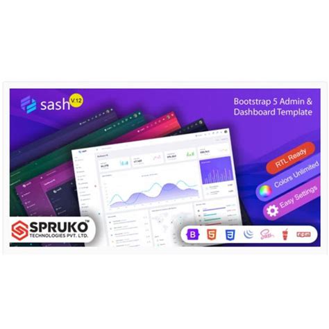 Jual Sash Bootstrap 5 Admin And Dashboard Template Jakarta Selatan