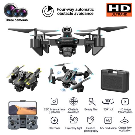 Ky S Drone With Camera K Professional Aerial Photography Three Cameras Dron Optical Flow