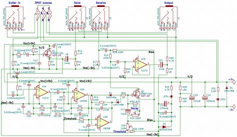 Разъясните схему Guitar Noise Gate Noise Reduction Гитарное