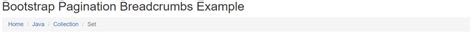 Bootstrap Pagination W Schools