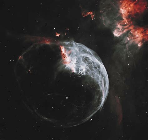 Premium Photo Bubble Nebula In Cassiopeia Constellation Elements