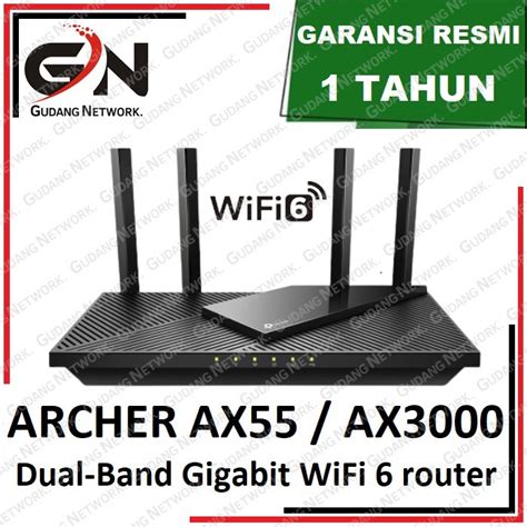 Jual TP LINK Archer AX55 AX3000 Dual Band Gigabit Wi Fi 6 Router Shopee Indonesia