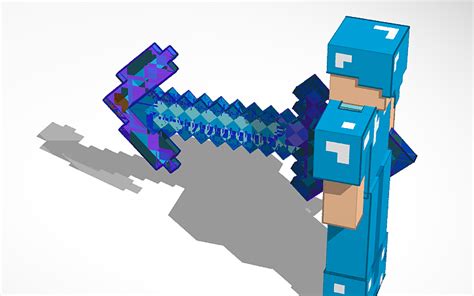 3d Design Super Herobrine Tinkercad 3d Design Super Herobrine Tinkercad