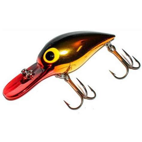 Brads Lil Wigglers Crank Bait Gold Red Bill