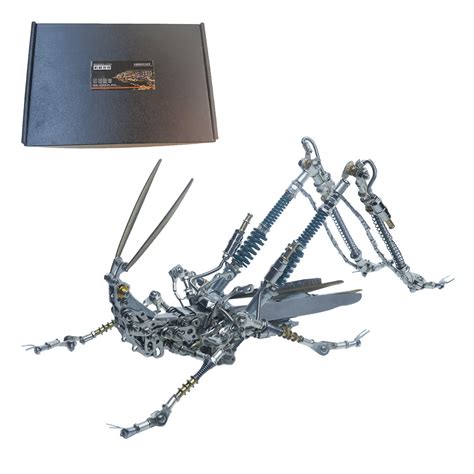 Grasshopper 3d Metal Puzzle Insect Model Building Kit 600pcs