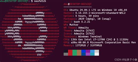 【通过wsl2安装ubuntu24 04系统及图形化界面】 wsl ubuntu图形界面 csdn博客